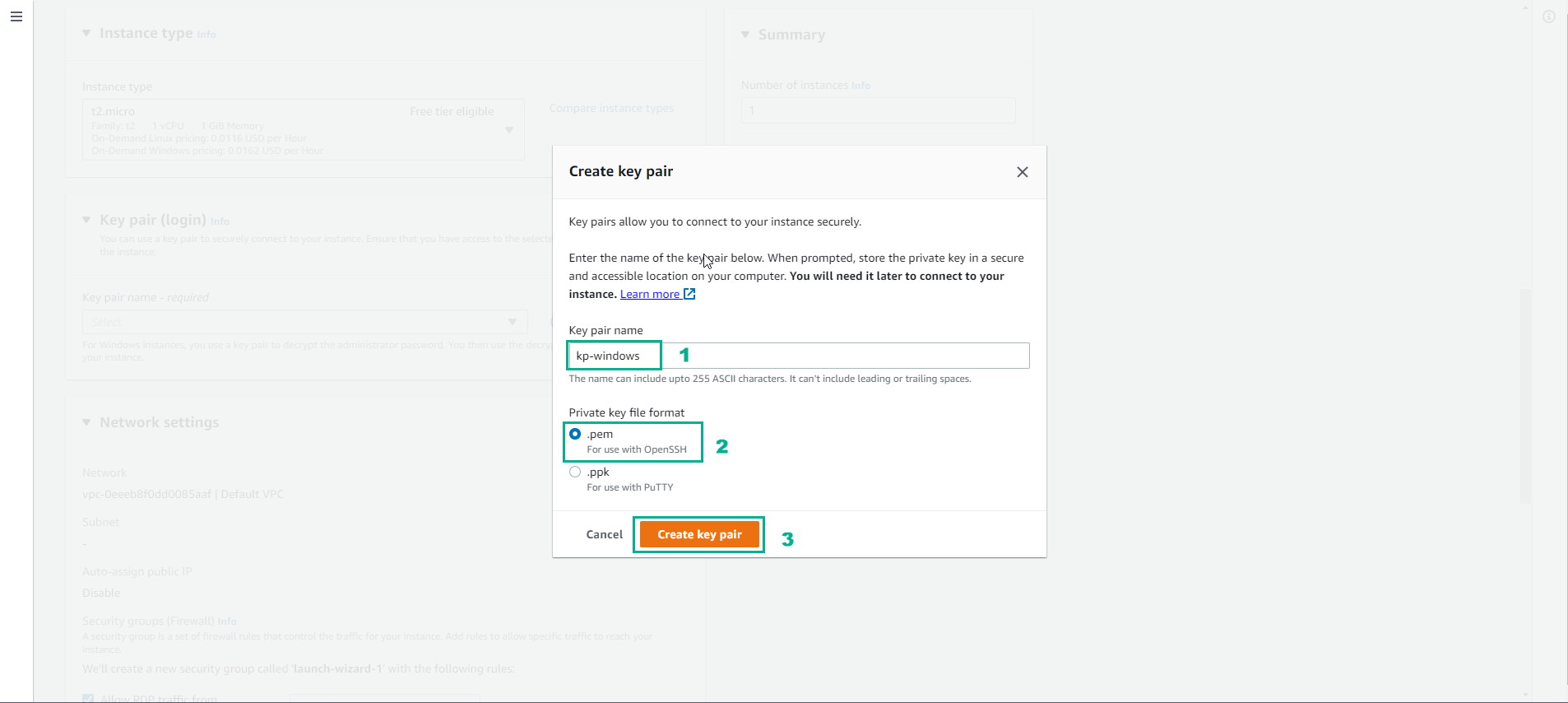 Create Windows Instance Giới Thiệu Về Amazon Ec2