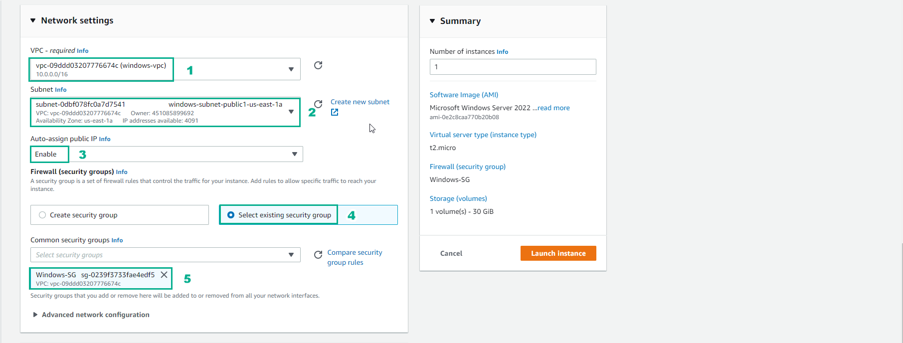 Create Windows Instance Giới Thiệu Về Amazon Ec2