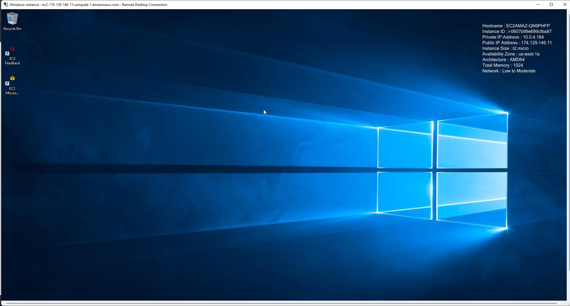 Connecting Windows instance :: Giới thiệu về Amazon EC2